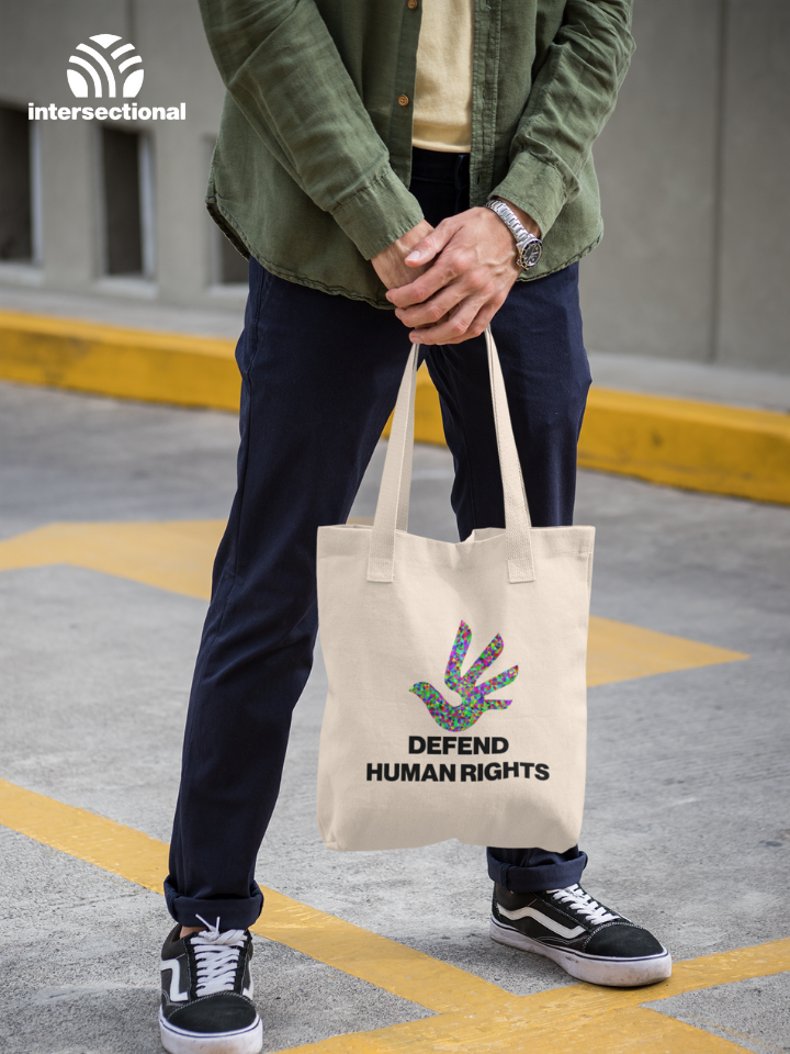 Defend Human Rights Classic Tote Bag - INTERSECTIONAL UK - Shop Now